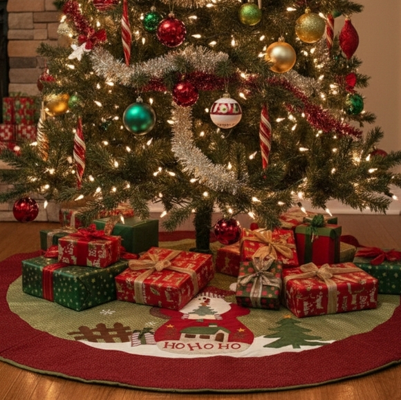 Holiday | Santa Tree Skirt Y2k Grams Christmas Holiday | Poshmark